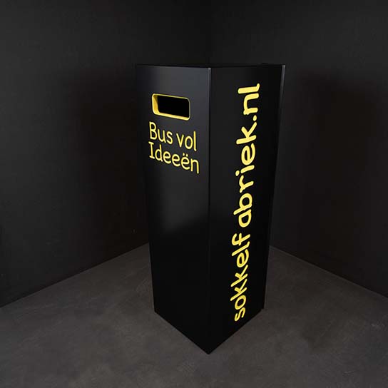 1017 - Design Zuil | Ideeën Bus - MDF - 30x30x90 - online kopen